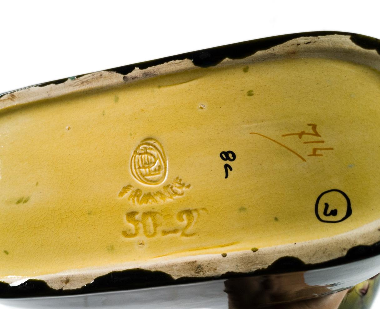 Art Nouveau Barbotine Cachepot Vase, (Early 20th Century) For Sale at ...