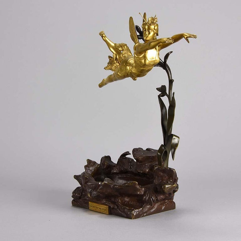 Art Nouveau Bronze “La Mouche d'Or” by Alfred Grévin at 1stDibs