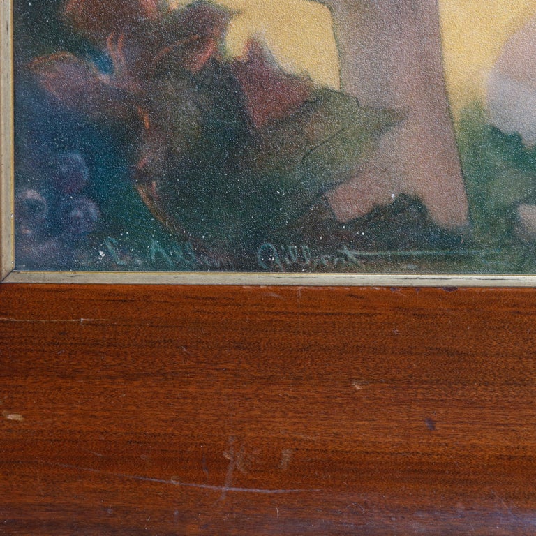 Art Nouveau C. Allan Gilbert Paris School Portrait Print, Woman and ...