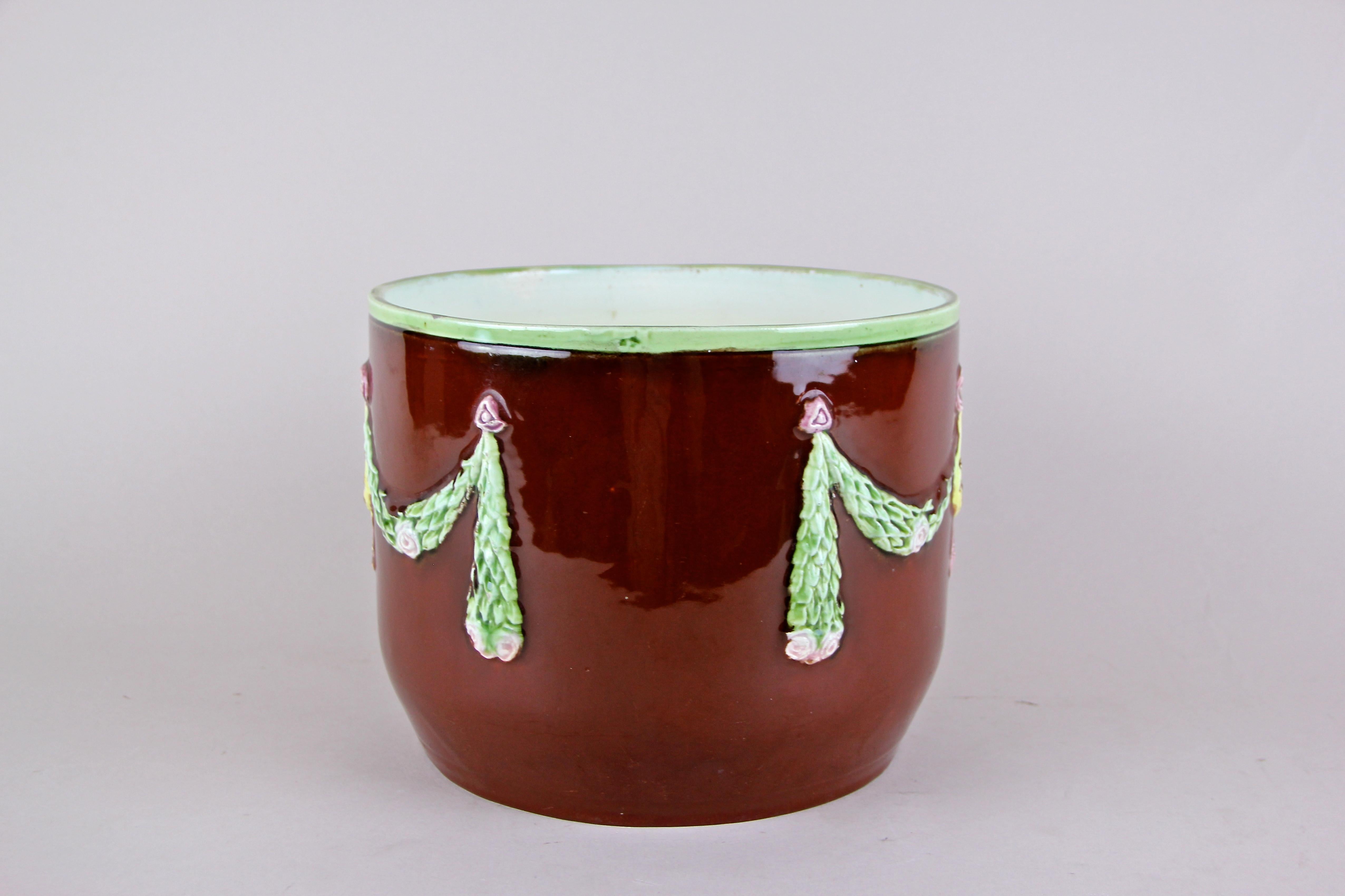 Art Nouveau Cachepot by Josef Strnact, Bohemia, circa 1900 at 1stDibs