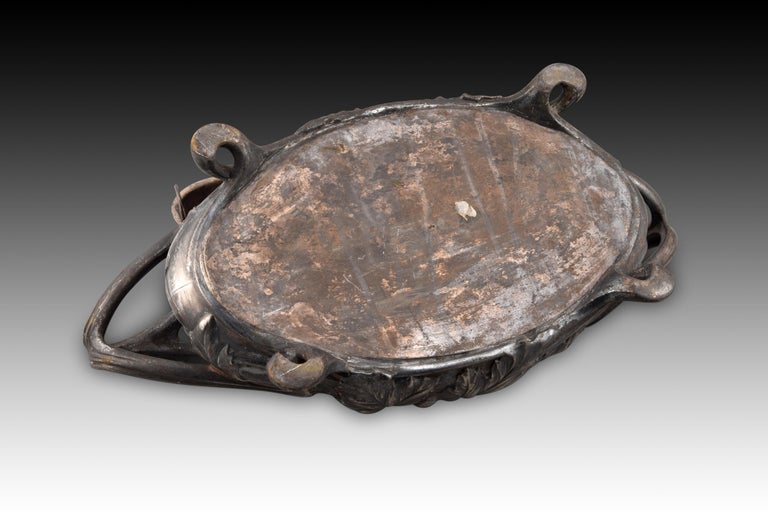 Art Nouveau Centerpiece or Planter. Metal. Víctor Saglier, Late 19th ...