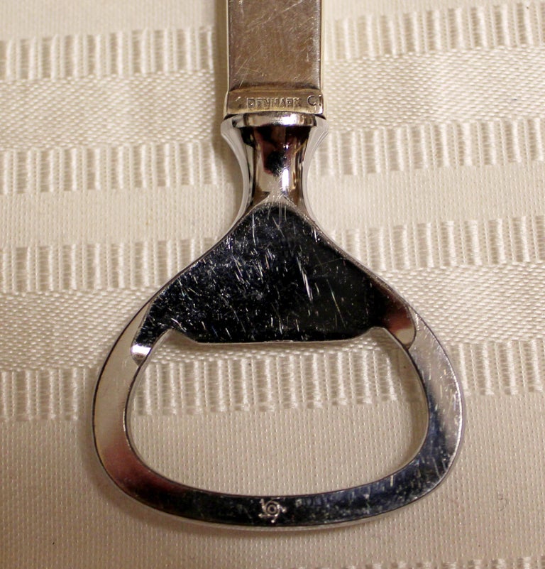 Art Nouveau Deco Georg Jensen Sterling Silver Pyramid Pattern Bottle ...