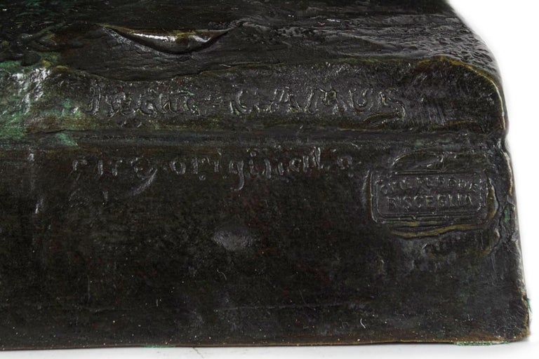 Art Nouveau French Bronze Sculpture of Satyr "Pan and Nymph" by Jean ...