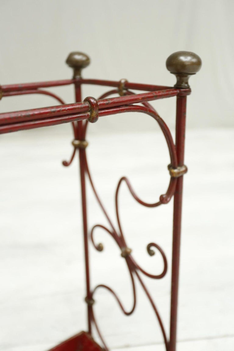 Art Nouveau Metal Stick Stand For Sale at 1stDibs