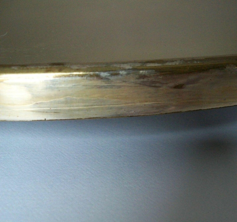 Art Nouveau Mirrored Plateau with Silver Plate Rim, Continental, Circa ...