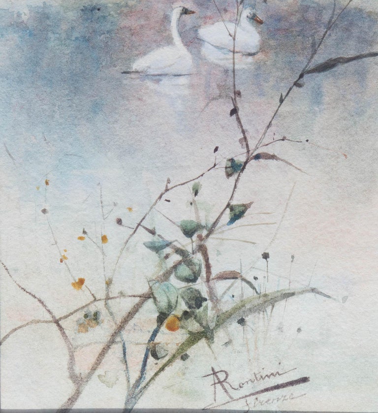 Art Nouveau Painting of a Maiden and Mischievous Cupids 19th Century by ...