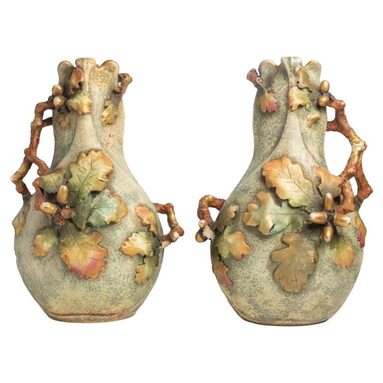 Paul Dachsel Austria Amphora Art Nouveau Vases For Sale at 1stDibs