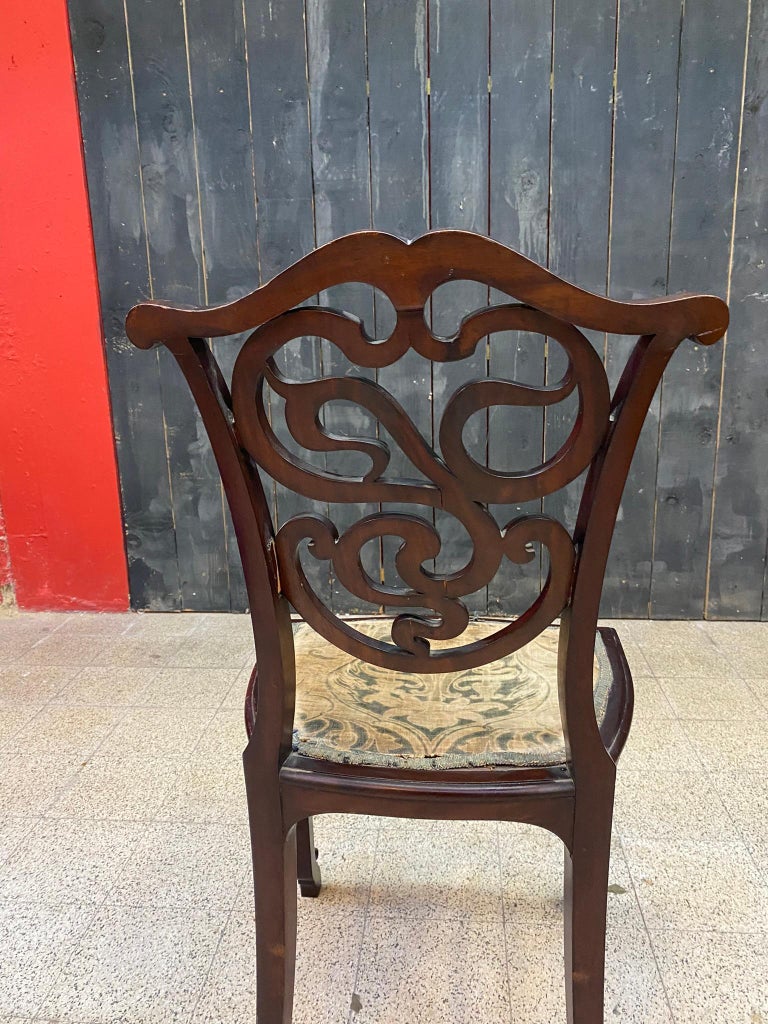 Art Nouveau period chair with Chinese pattern circa 1880, For Sale at ...