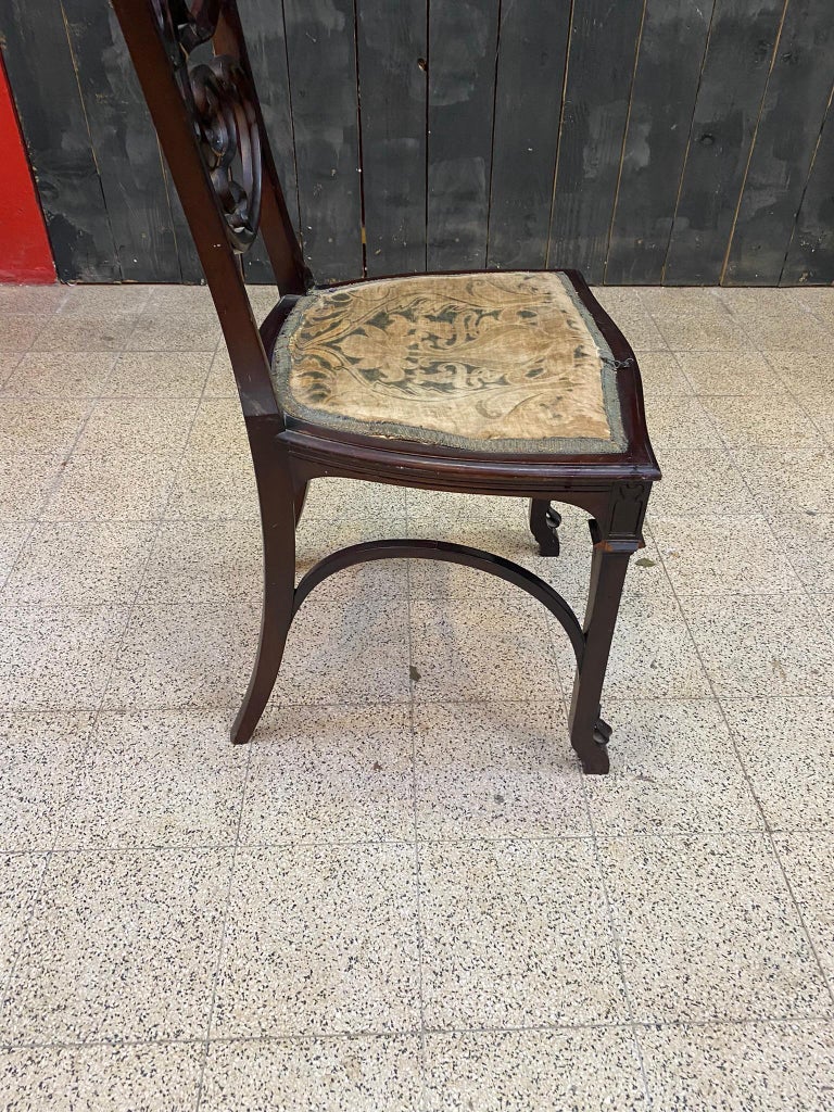 Art Nouveau period chair with Chinese pattern circa 1880, For Sale at ...