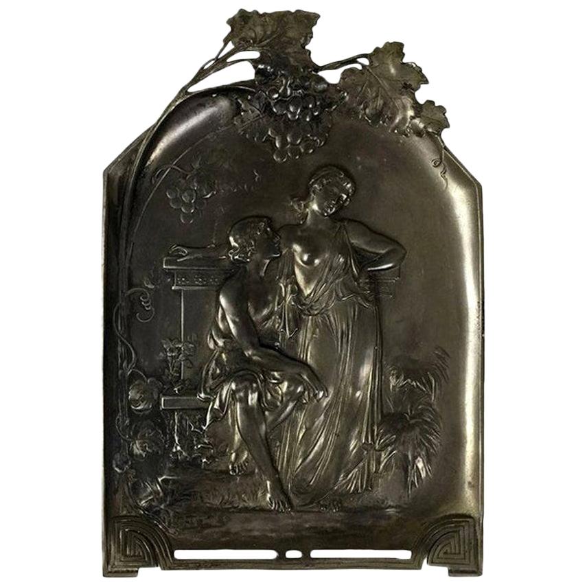 Art Nouveau Covered Pewter Osiris 909 Isis Egg and Chicken Dish For ...