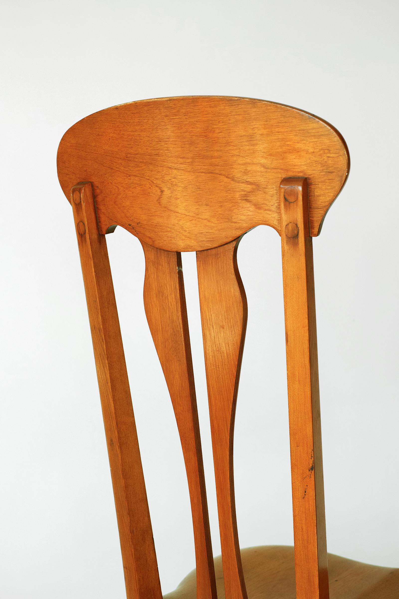 Art Nouveau Pull-Up Chair by F.H. Conant's Sons at 1stDibs | art ...