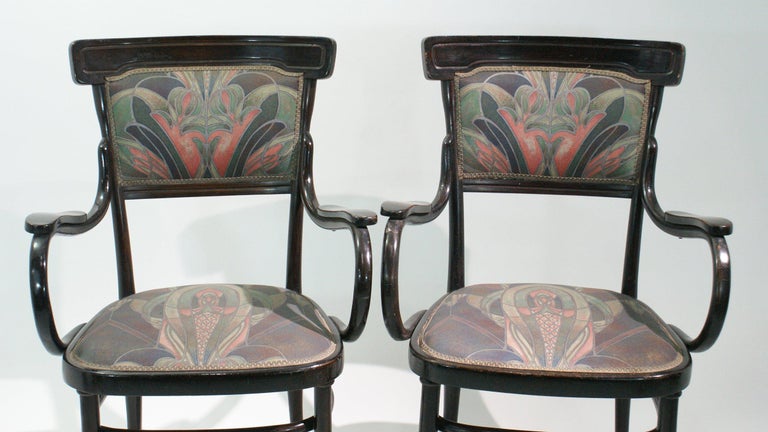 Art Nouveau Sofa and Armchairs Labelled Jakob and Joseph Kohn For Sale ...
