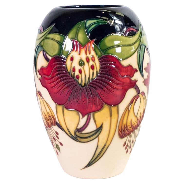 PAIR of MOORCROFT Nicola Slaney Design Vase, Ragged Poppy LIMITED ...