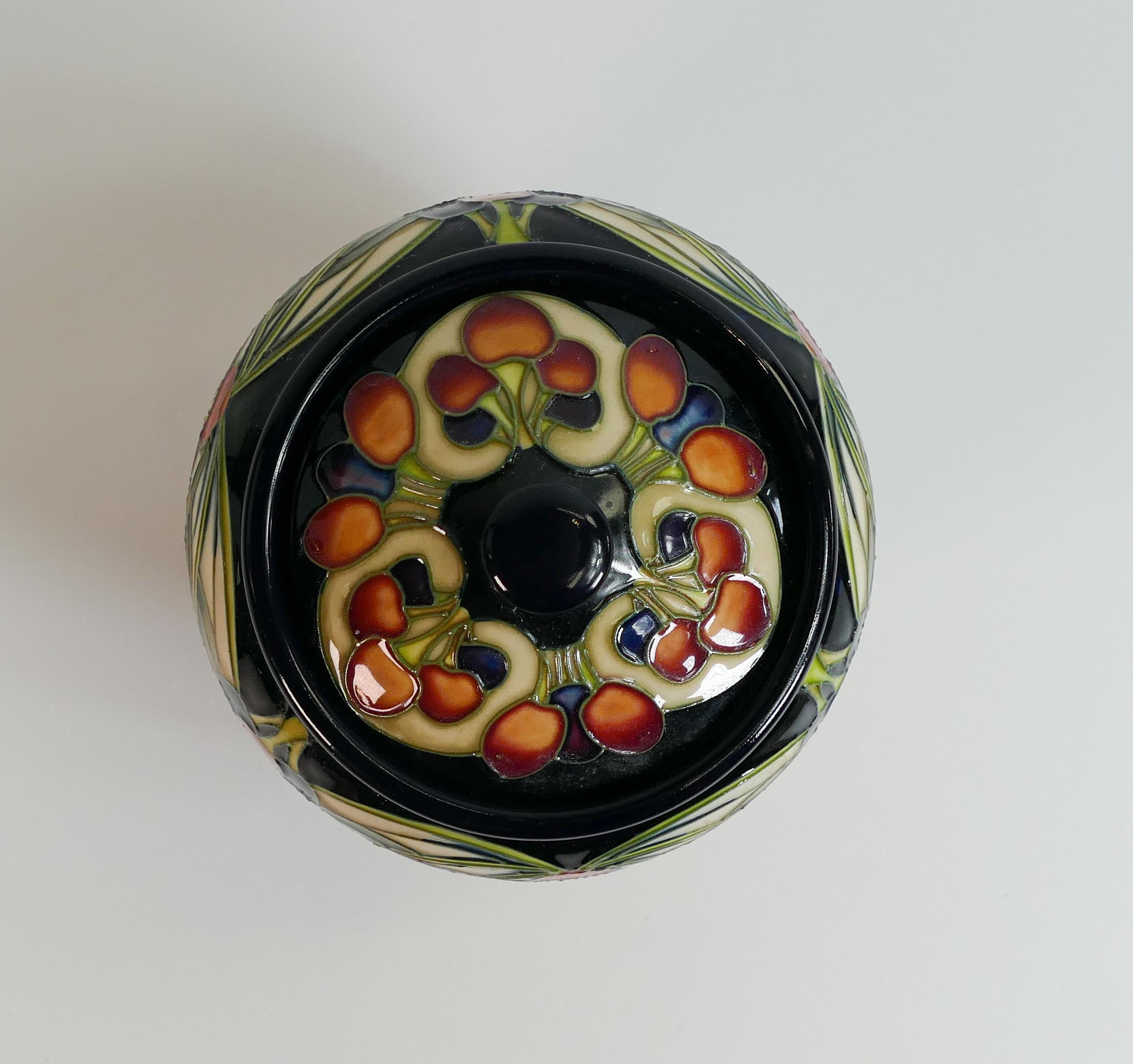 Art Nouveau style MOORCROFT PURIRI Tree pattern by Philip Gibson lidded ...