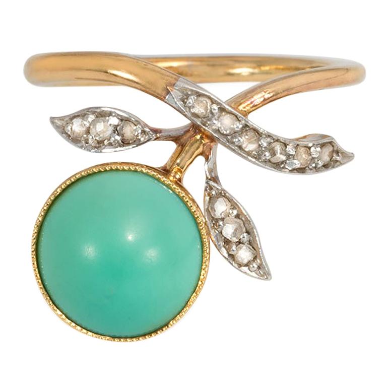 A Gold and Diamond "Spinner" Ring at 1stDibs | diamond spinner rings ...