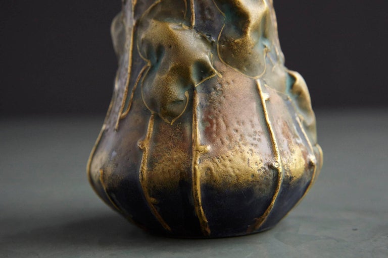 Art Nouveau Vase by Amphora, Turn-Teplitz Region of Bohemia, circa 1904 ...