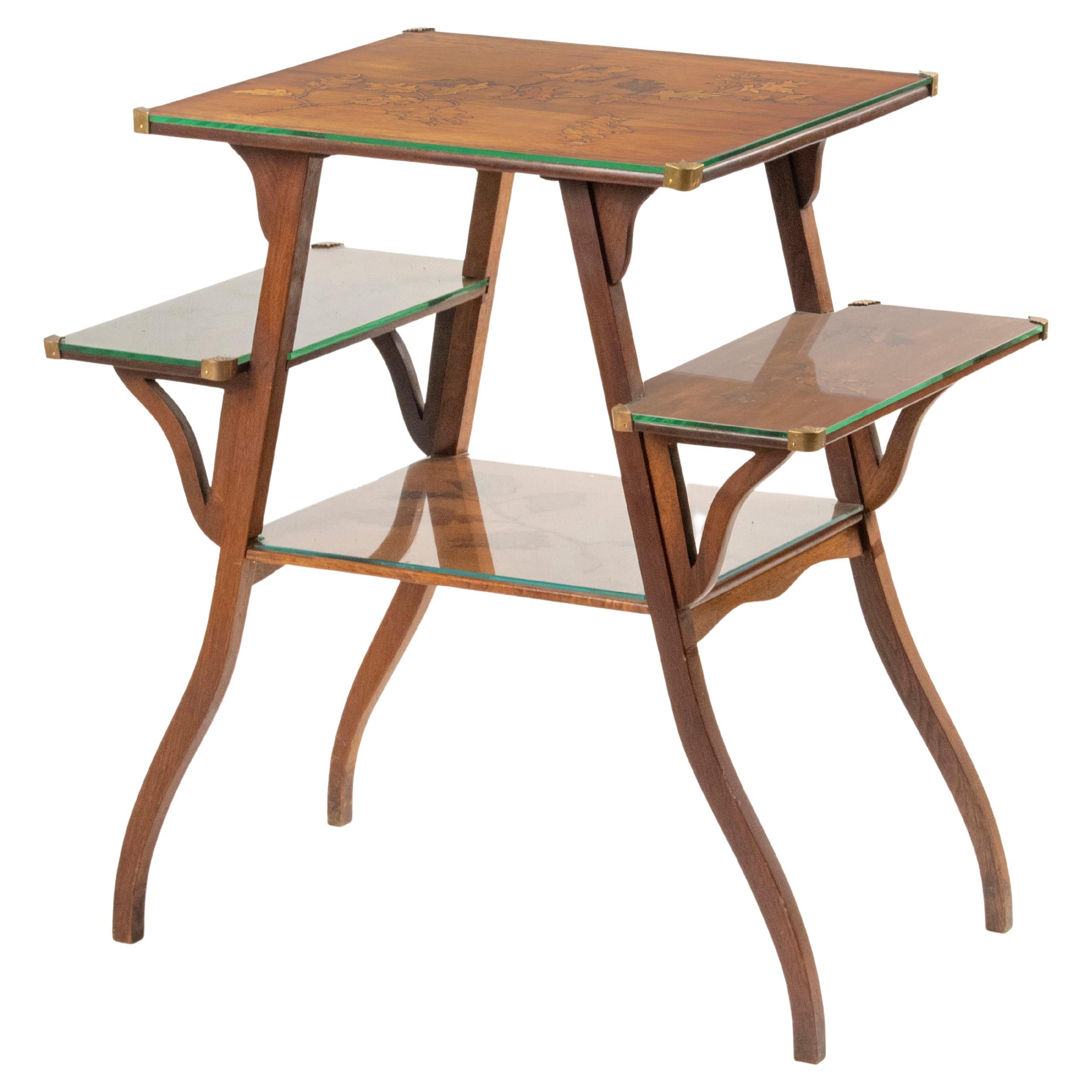 French Art Deco Emile Galle Table For Sale at 1stDibs