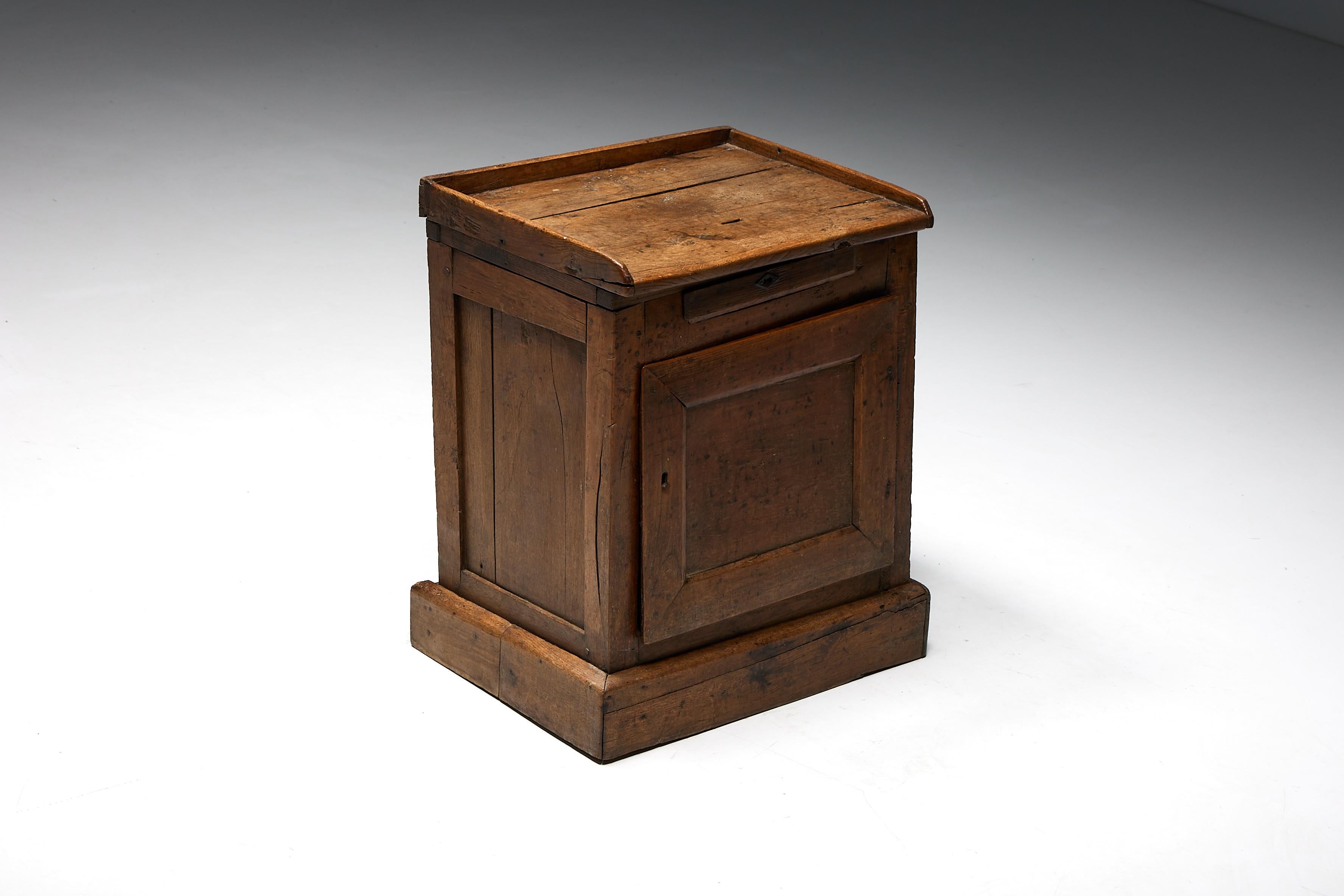 Art Populaire Writing Desk, France, 19th Century For Sale at 1stDibs