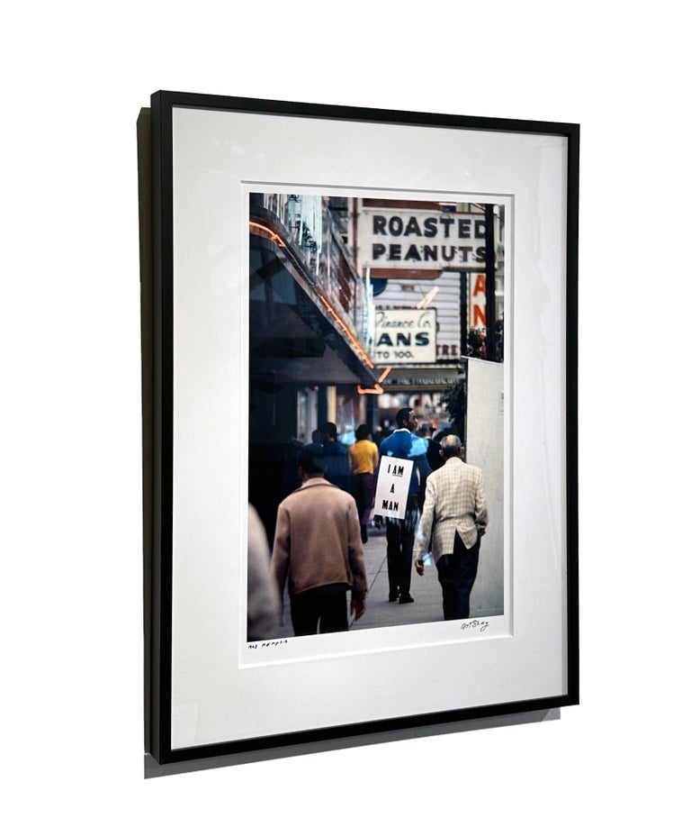Art Shay - I Am A Man - Color Signed Photograph, 1968 Memphis ...
