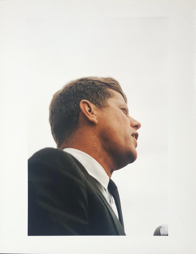 Art Shay - JFK in Profile, 1960 - Color Photograph Matted and Framed ...