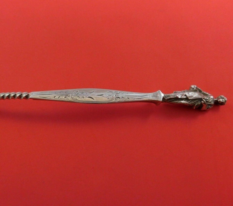 Art Silver circa 1860-1883 Coin Silver Punch Ladle with 3-D Woman Hand ...