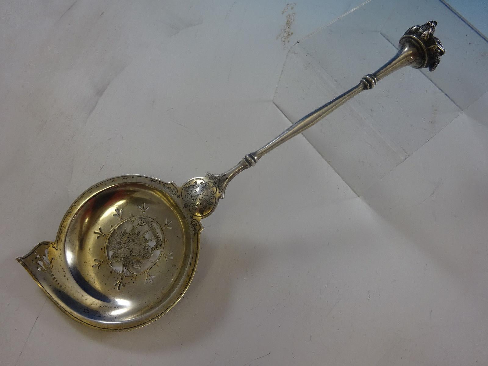 Art Silver John Wendt Sterling Silver Fried Egg Server Pcd with Chicken ...