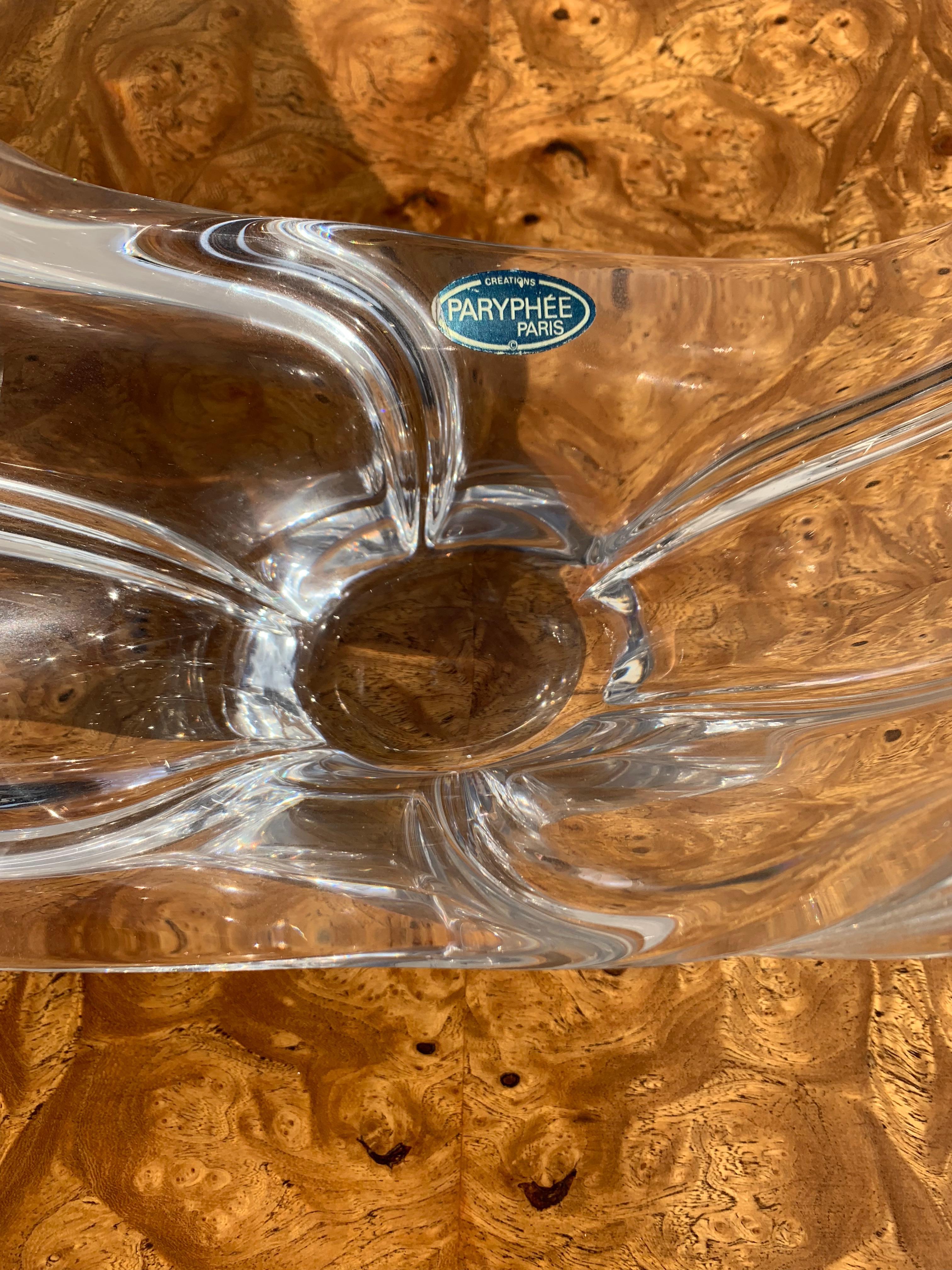 Art Vannes "Le Chantal" Glass Bowl Vase at 1stDibs | chantal bowls
