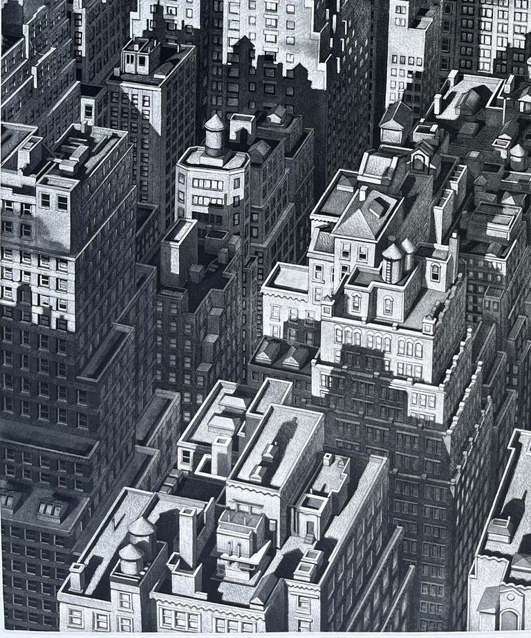 Art Werger - New Morning (Flying over New York City / black and white ...