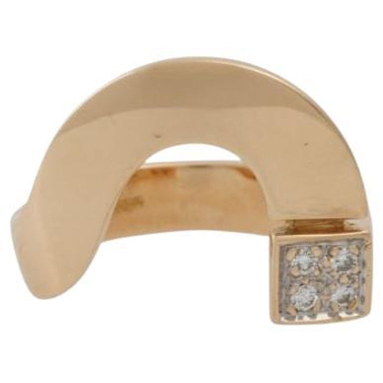 Artdesign Ring with 4 Diamonds For Sale at 1stDibs