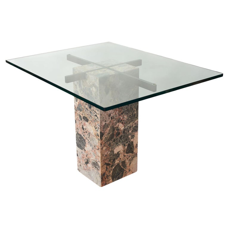 Artedi pink marble table, Italy 1970s For Sale at 1stDibs