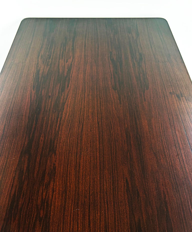 Artefacto Brazilian Exotic Wood Console Table, Canted Double Tapering ...