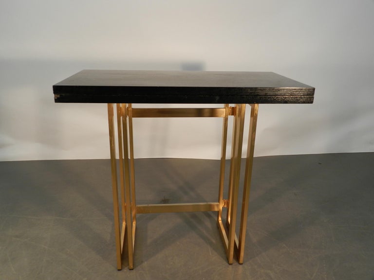 Artelano, Italian Midcentury Blanc Lacquer Extending Console Table ...
