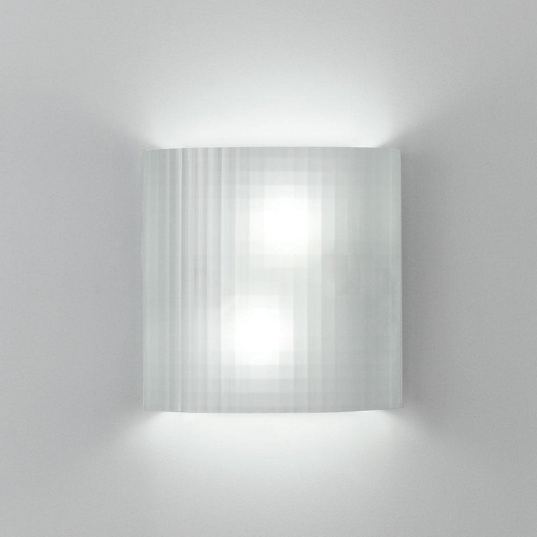 Artemide Facet Wall Light with Grid Glass For Sale at 1stDibs
