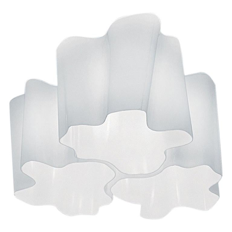 Logico Triple Linear Ceiling Light in Smoky Grey for Artemide For Sale ...