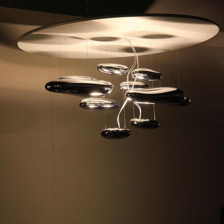 Artemide Mercury Chandelier Ceiling Flush Light Fixture by Ross ...