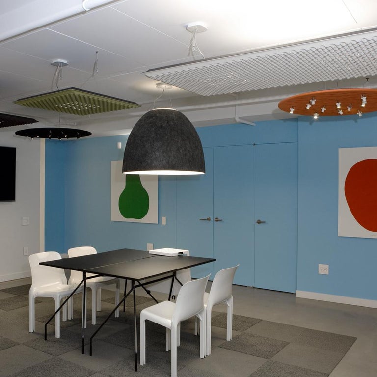 Artemide Nur Acoustic LED Pendant Light in Dark Grey by Ernesto ...