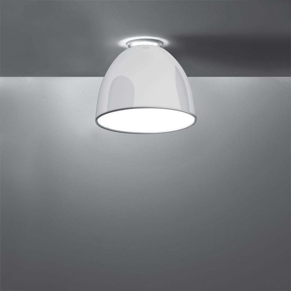 Artemide Nur Led Dimmable Ceiling Light in Glossy White by Ernesto ...