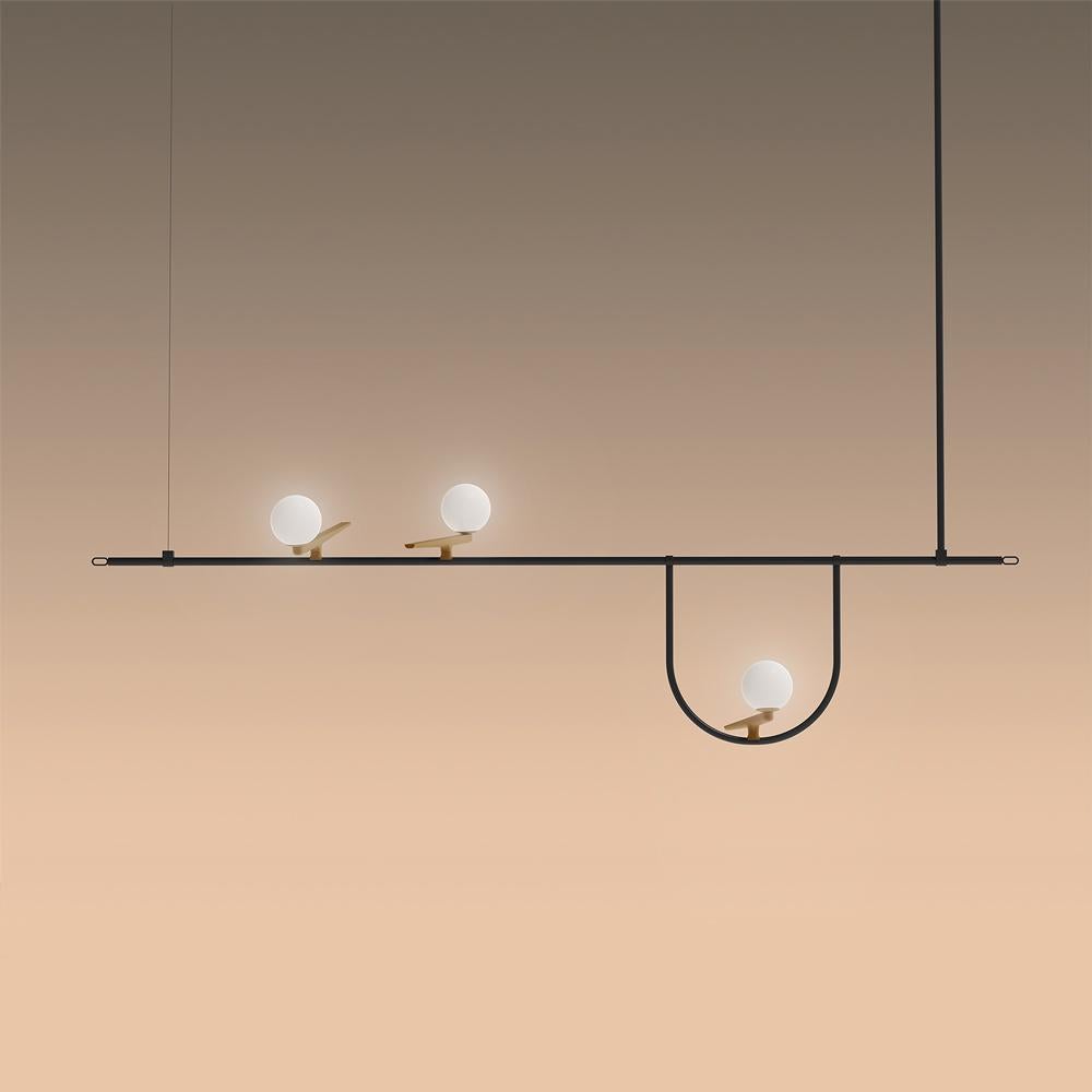 Artemide Yanzi Chandelier in Black by Neri&Hu For Sale at 1stDibs ...