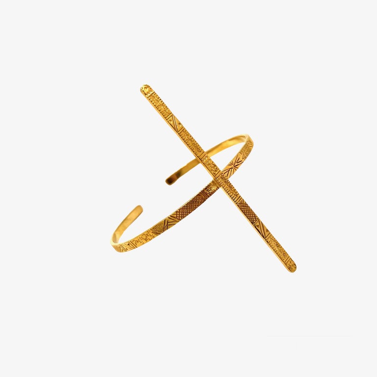 Artemisa Armlet in 14k Yellow Gold: Contemporary Ancient Egyptian ...