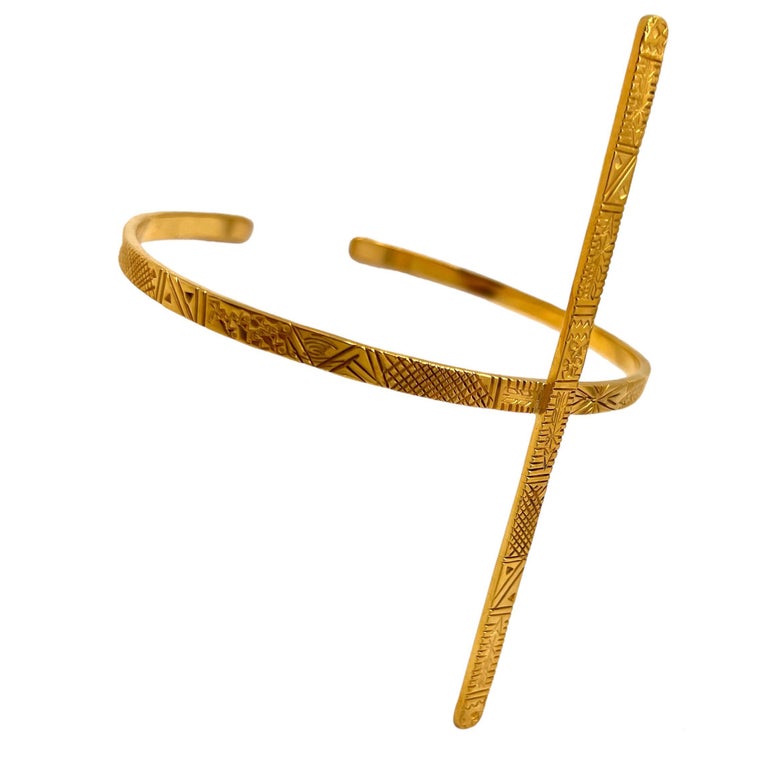 Artemisa Armlet in 14k Yellow Gold: Contemporary Ancient Egyptian ...