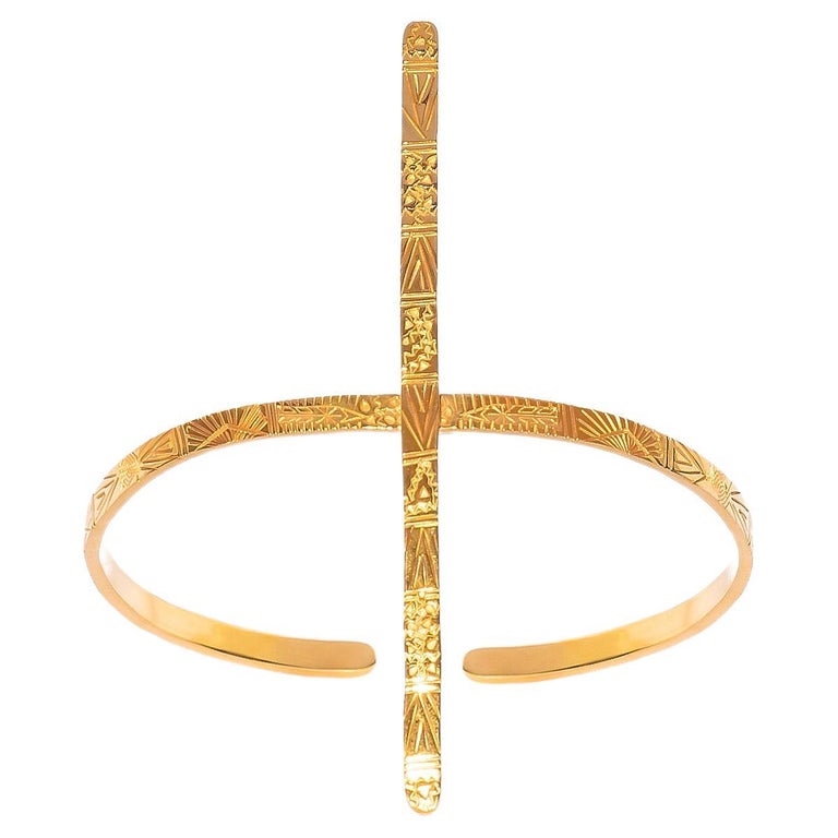 Artemisa Armlet in 14k Yellow Gold: Contemporary Ancient Egyptian ...