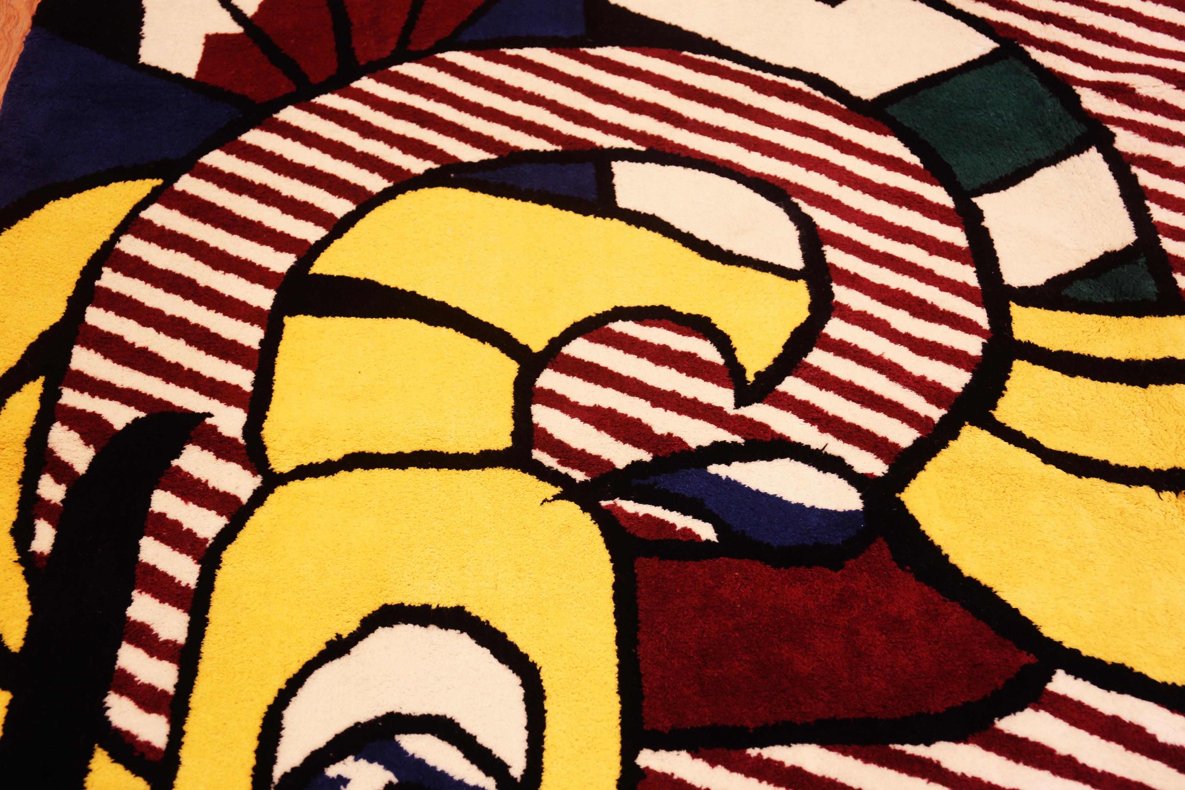 Artful Mid-Century Modern Pop Art Rug By Roy Lichtenstein 9' x 12' For ...