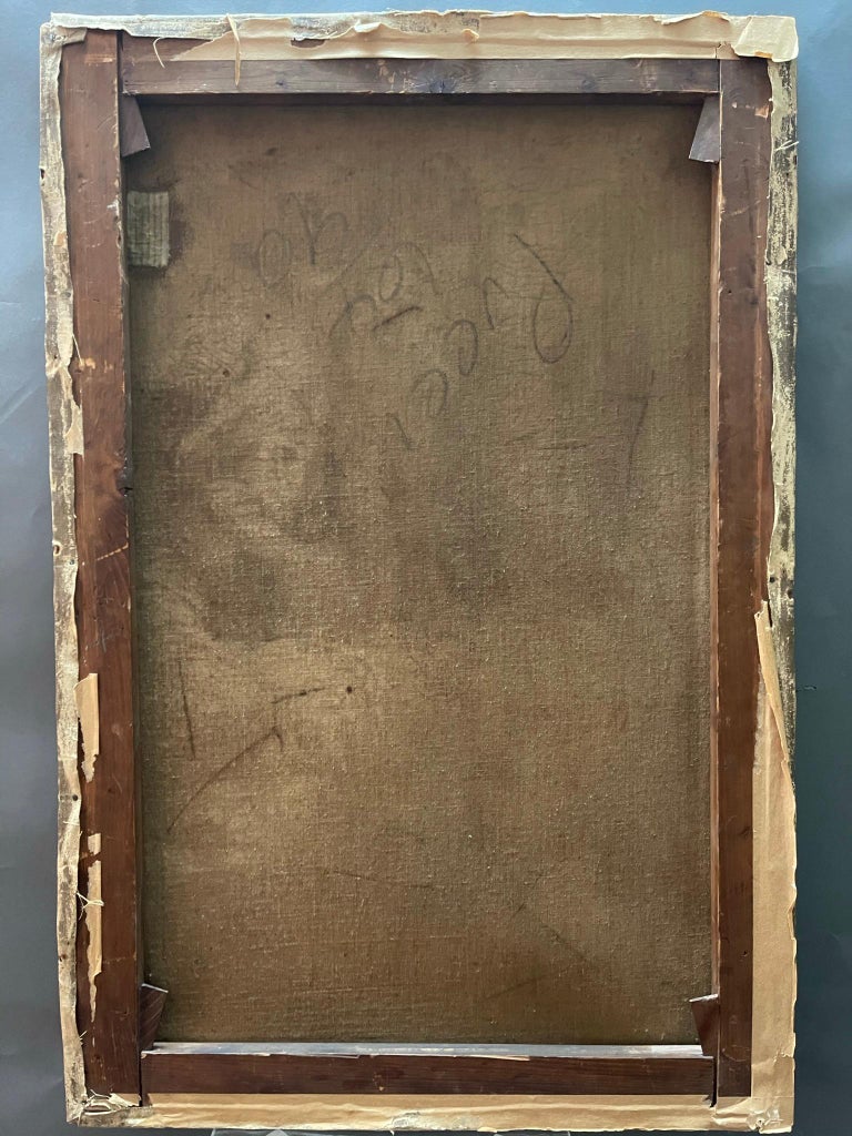 Arthur A. Dixon Signed Painting Mother and Child For Sale at 1stDibs ...