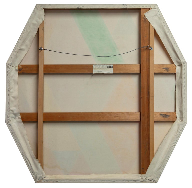 Arthur Boden - Diamonds, Large Geometric Painting by Arthur Boden c1970 ...