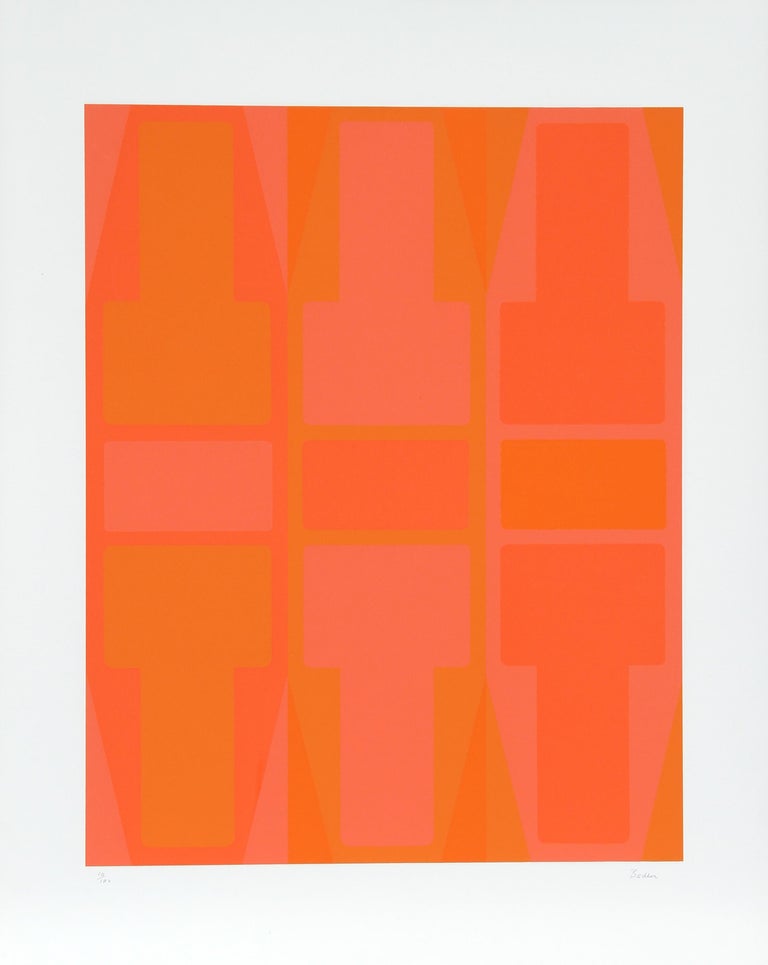 Arthur Boden - T Series (Orange), Serigraph by Arthur Boden at 1stDibs