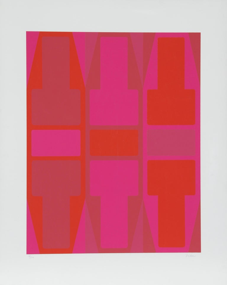 Arthur Boden - T Series (Red), Serigraph by Arthur Boden For Sale at ...