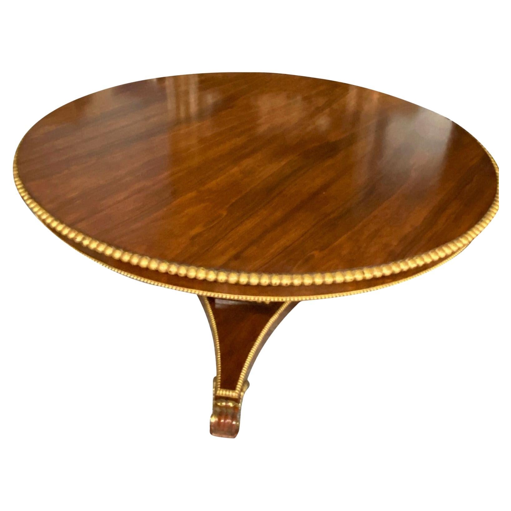 Arthur Brett and Sons Regency Style Mahogany Pedestal Dining Table For ...