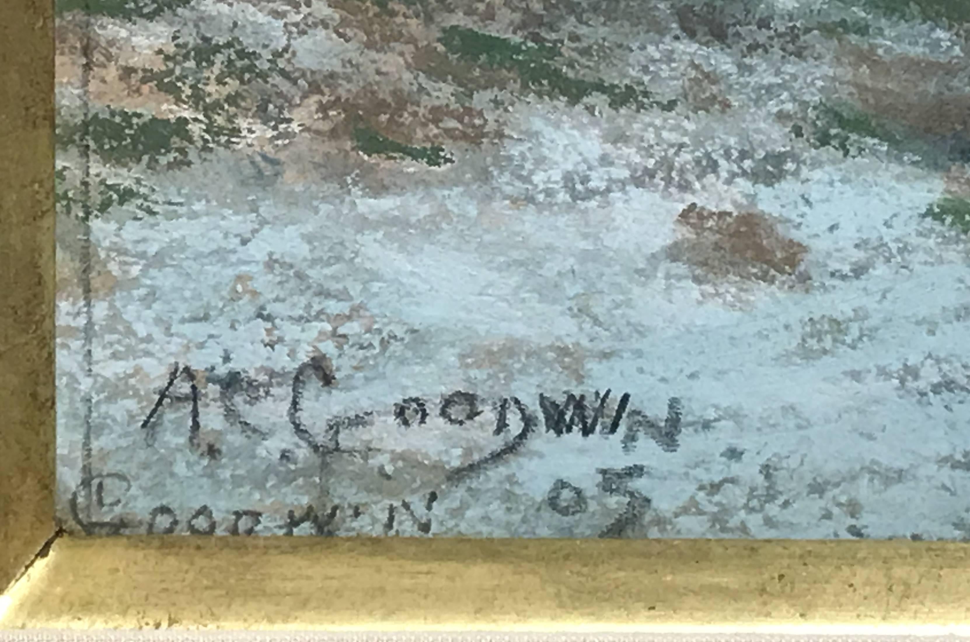 Arthur Clifton Goodwin - Swan Boats at 1stDibs | goodwin boats, swan ...