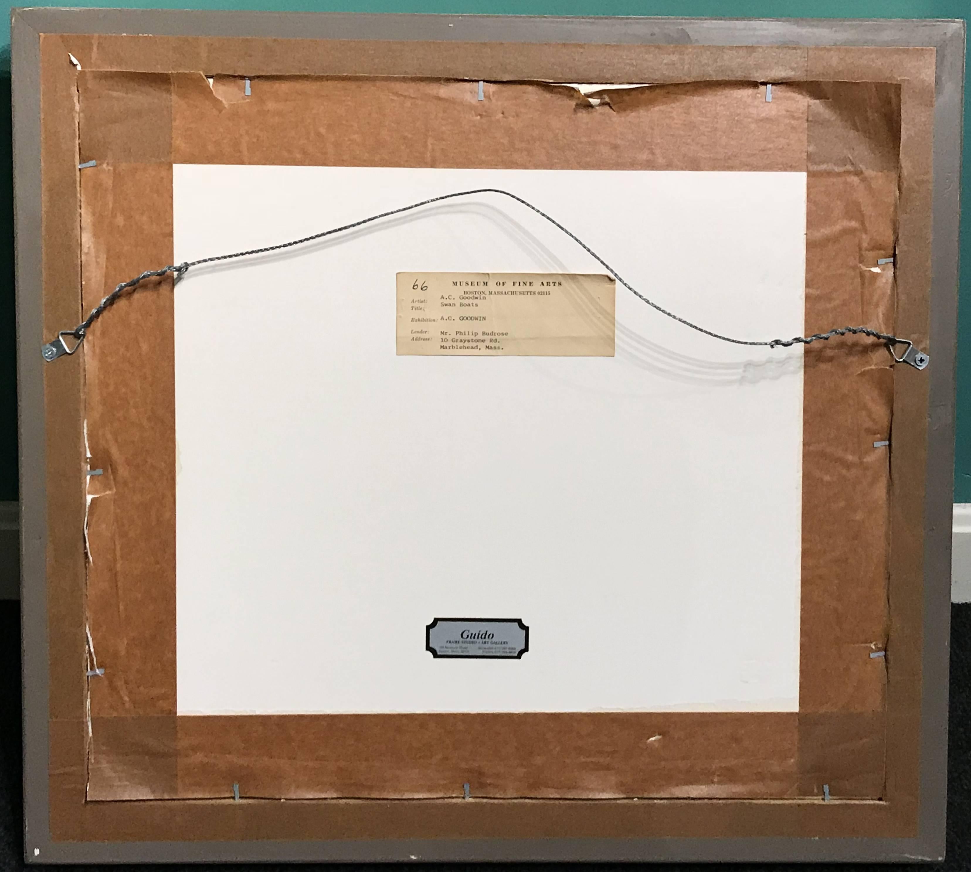 Arthur Clifton Goodwin - Swan Boats at 1stDibs | goodwin boats, swan ...