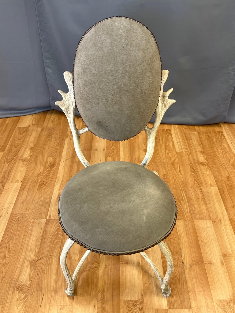 Arthur Court Antler Side Chair, 1970s For Sale at 1stDibs